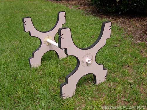 4 in 1 Airplane Stand Wooden from Extreme Flight EXT-ACC-AIRSTAND