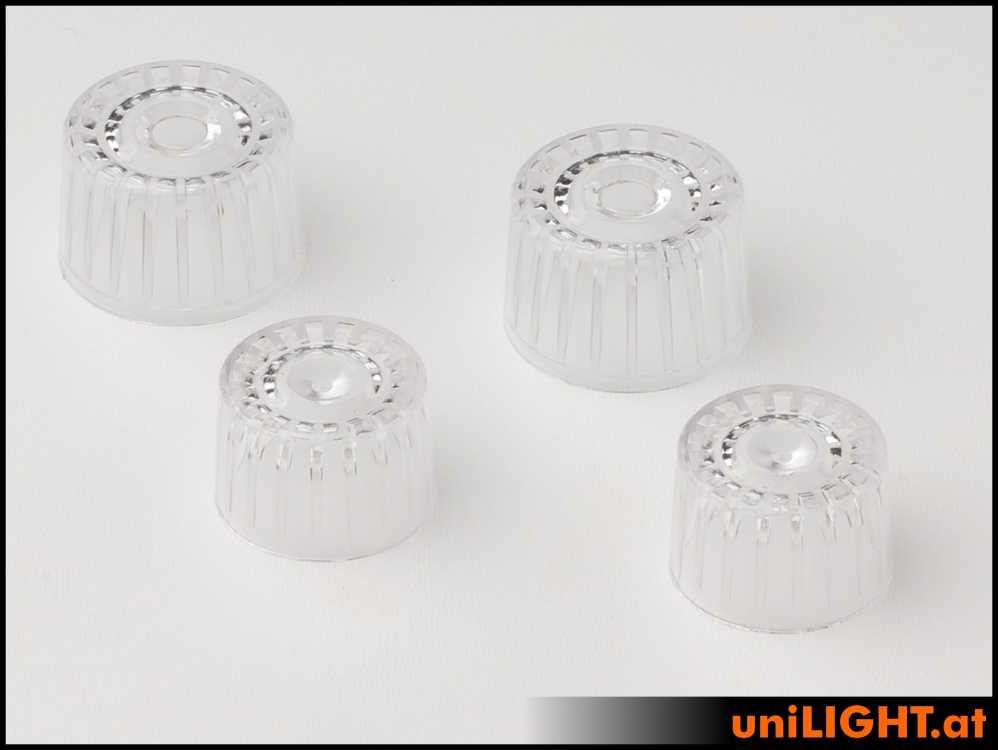 UniLight Light Caps Round For 19mm And 22mm Lights