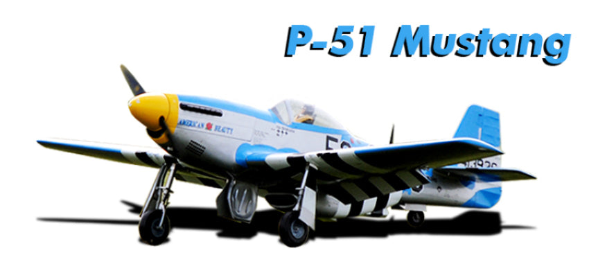 CARF P-51 Mustang 1:4.3 Silver 422000