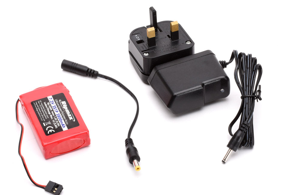 Futaba T14SG Li-Po Tx Battery & Charger Upgrade Pack P-14SG/BC