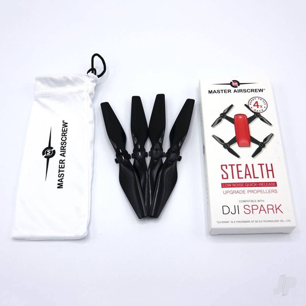 Master Airscrew 4.7x2.9 DJI Spark STEALTH Upgrade Propeller Set, 4x ...