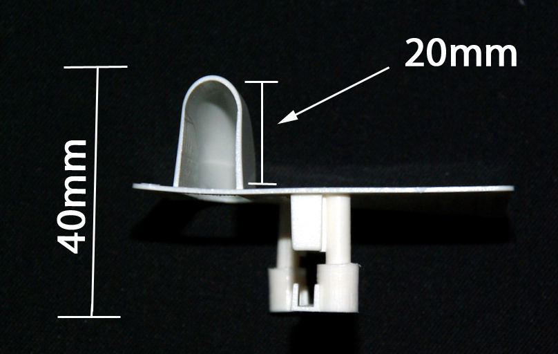 Nexus Servo Wing Cover with Servo Mount Pair NEX020-00203