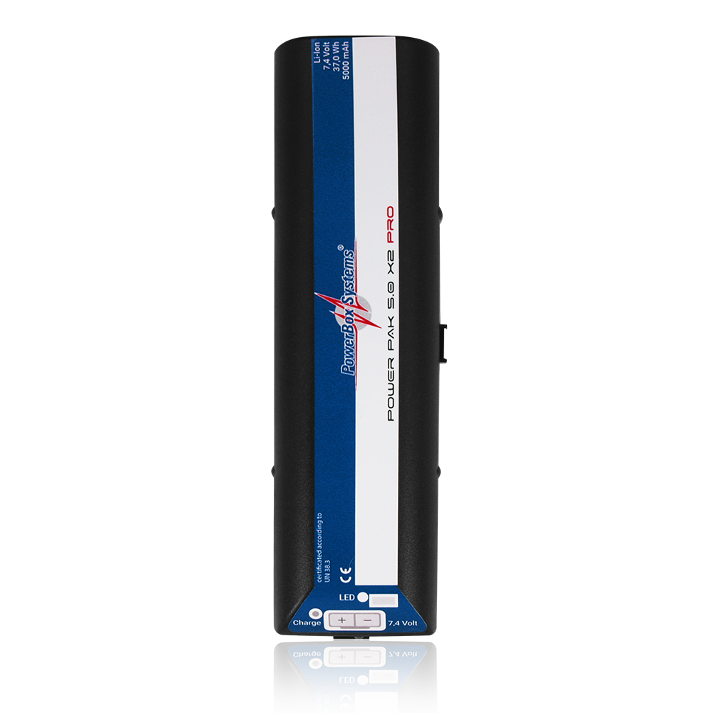 PowerPak 5.0 X 2 Pro 5000mAh 7.4v Li-Ion Powerbox Battery 2555