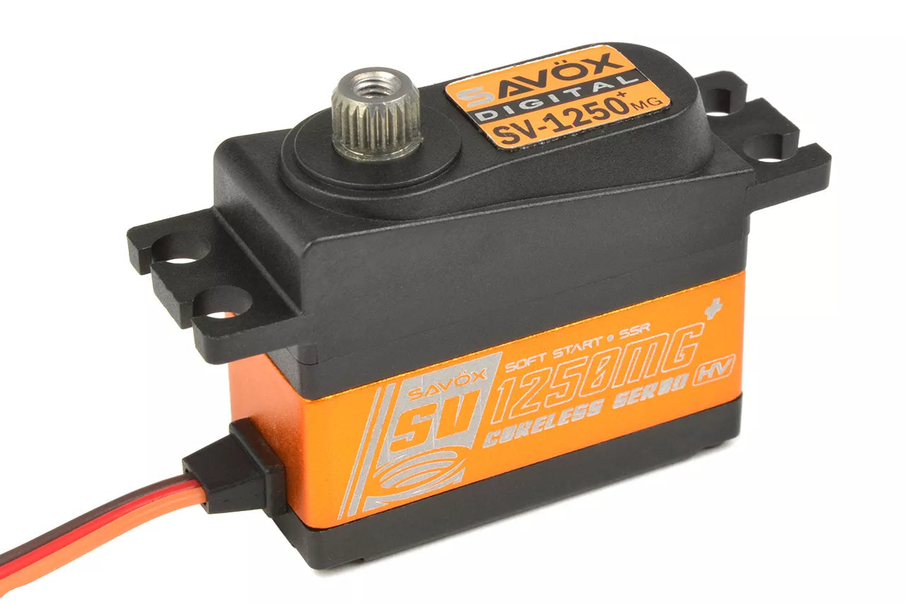 Savox SV-1250MG+ High Voltage DIGITAL MINI CYCLIC SERVO With Soft Start ...