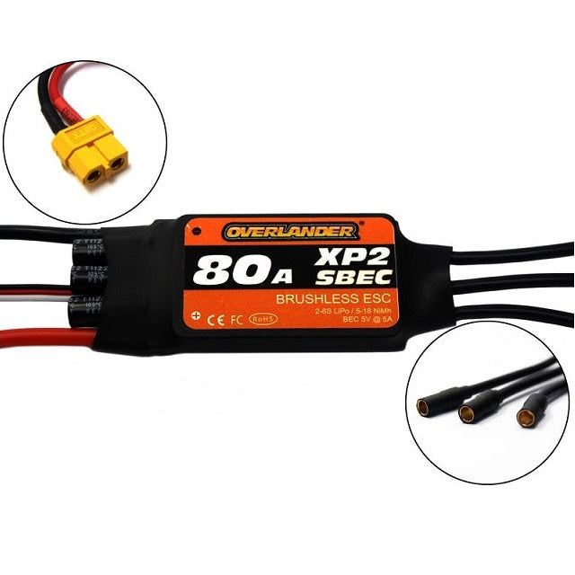 Overlander XP2 80A SBEC Brushless RTF (With XT60) Speed Controller ESC 2773
