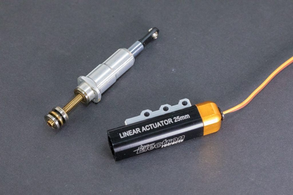 Electron Linear Actuator 20mm Travel Inc Ball Link High Speed 45N @ 6v
