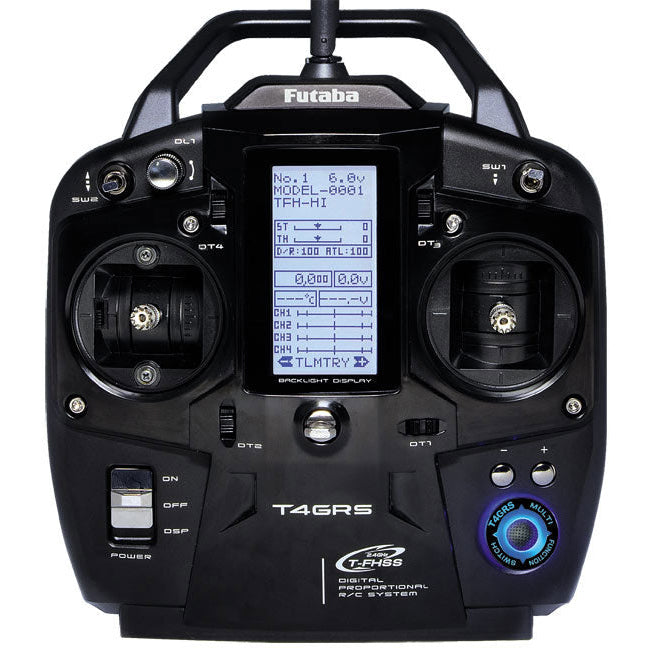 Futaba T4GRS 2.4GHz T-FHSS 4-Channel Combo Including R304SB With Telemetry