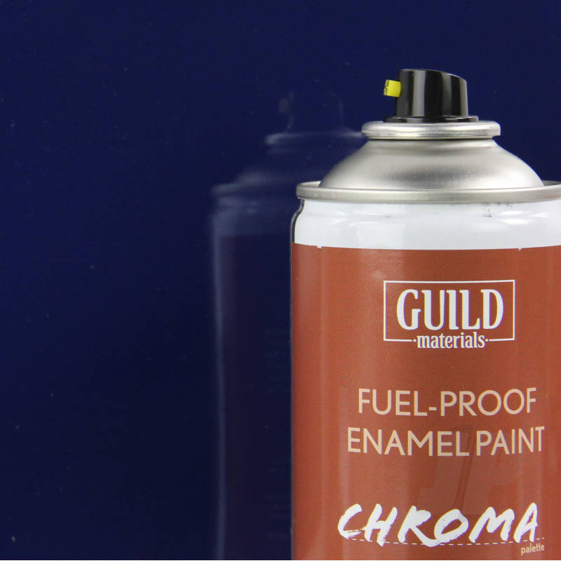 Guild Materials Gloss Enamel Fuel-Proof Paint Chroma Dark Blue (400ml ...
