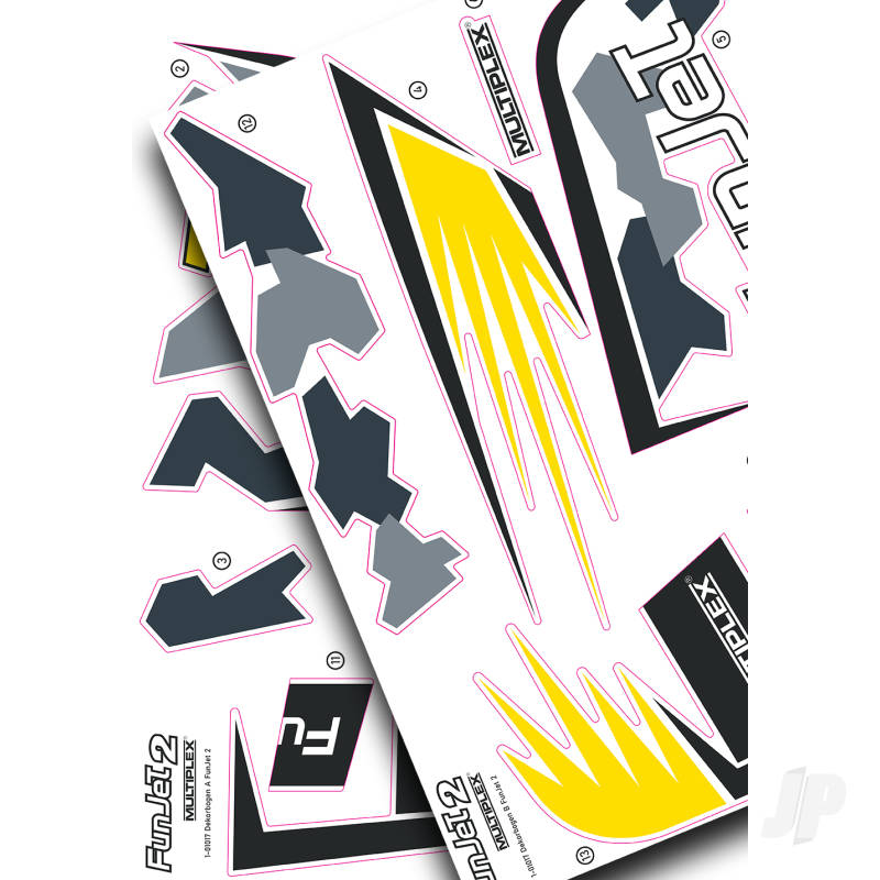 Multiplex Decal Sheet FunJet 2 MPX1-01017