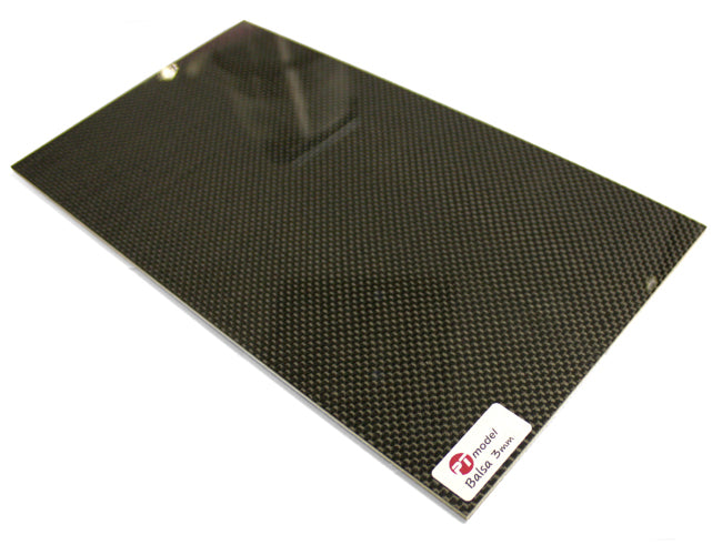 Carbon Fibre/Balsa 3mm/Carbon Fibre (480x290mm) PT4829CB3