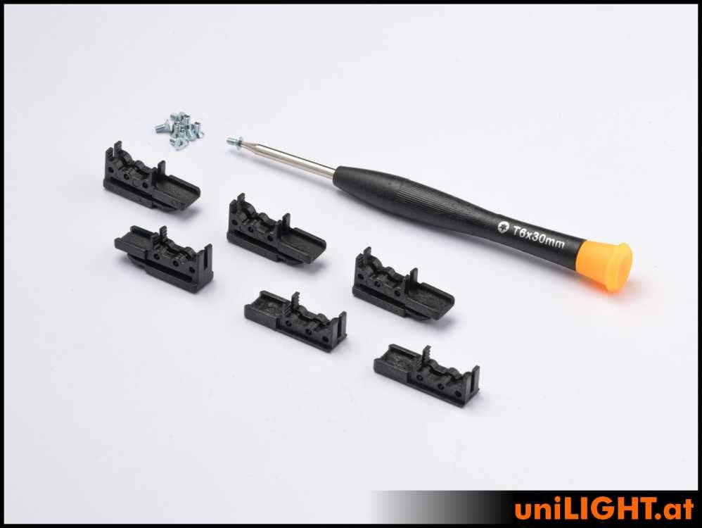 UniLight Cable Routing Clips-Set - Black CABLE-CLIPS-BK
