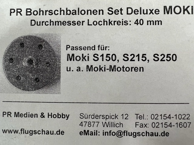 Drill Jig for Moki S150 , S180, S215 & S250 Engines with 6 Bolt 40mm ...