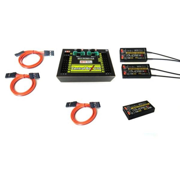 JETI Duplex 2.4EX Central Box 210 + 2 RSat2 + RC-Switch 80001672