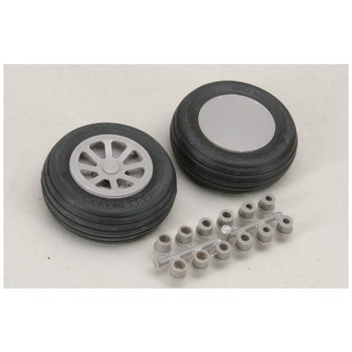 Robart Scale Wheel-Straight Tread (2.25"/Pr) F-RB111