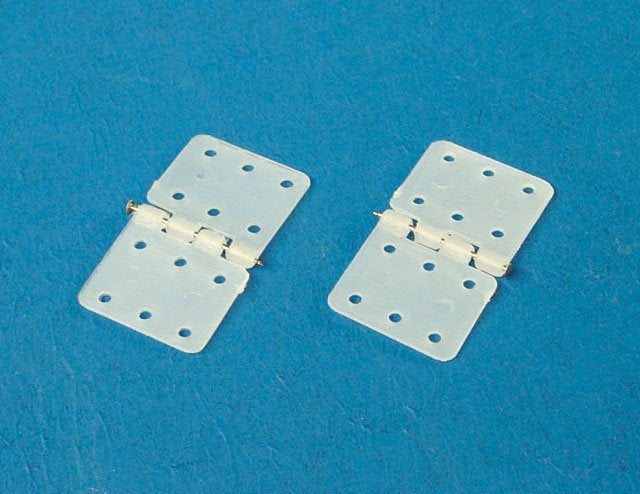 Nylon Hinge With Steel Pin 28x15mm / 10pcs