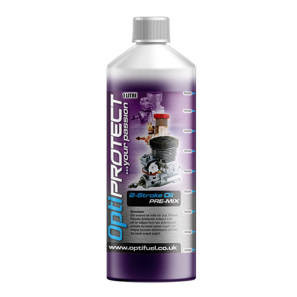 Optifuel OptiProtect 2-Stroke Oil Pre Mix 1L OPTI-PREMIX-1000