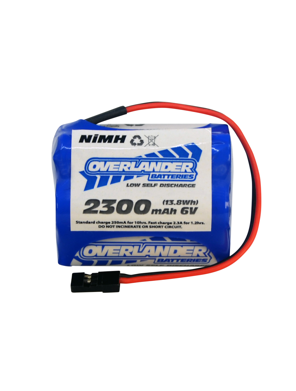 Overlander LSD AA 2300mAh 6v Hump NiMh Battery 3434