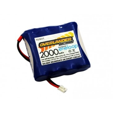 Overlander Nimh Battery Pack 4/5 AF 2000mah 4.8v RX Flat Premium Sport 1754