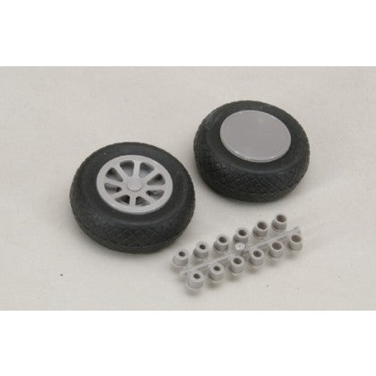 Robart Scale Wheel Diamond Tread 2" Pair RB129