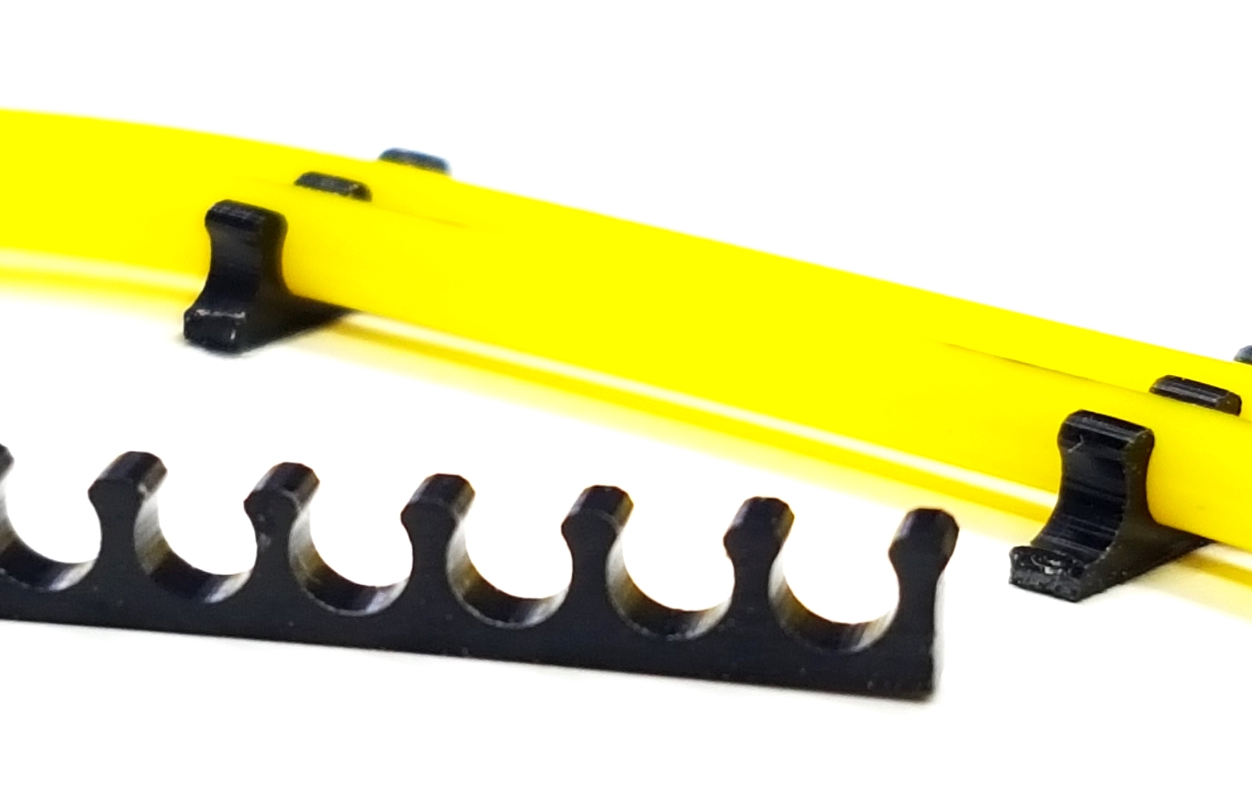 Tube Holder 3mm ABS Black Click Holder from STV-Tech 011S-16