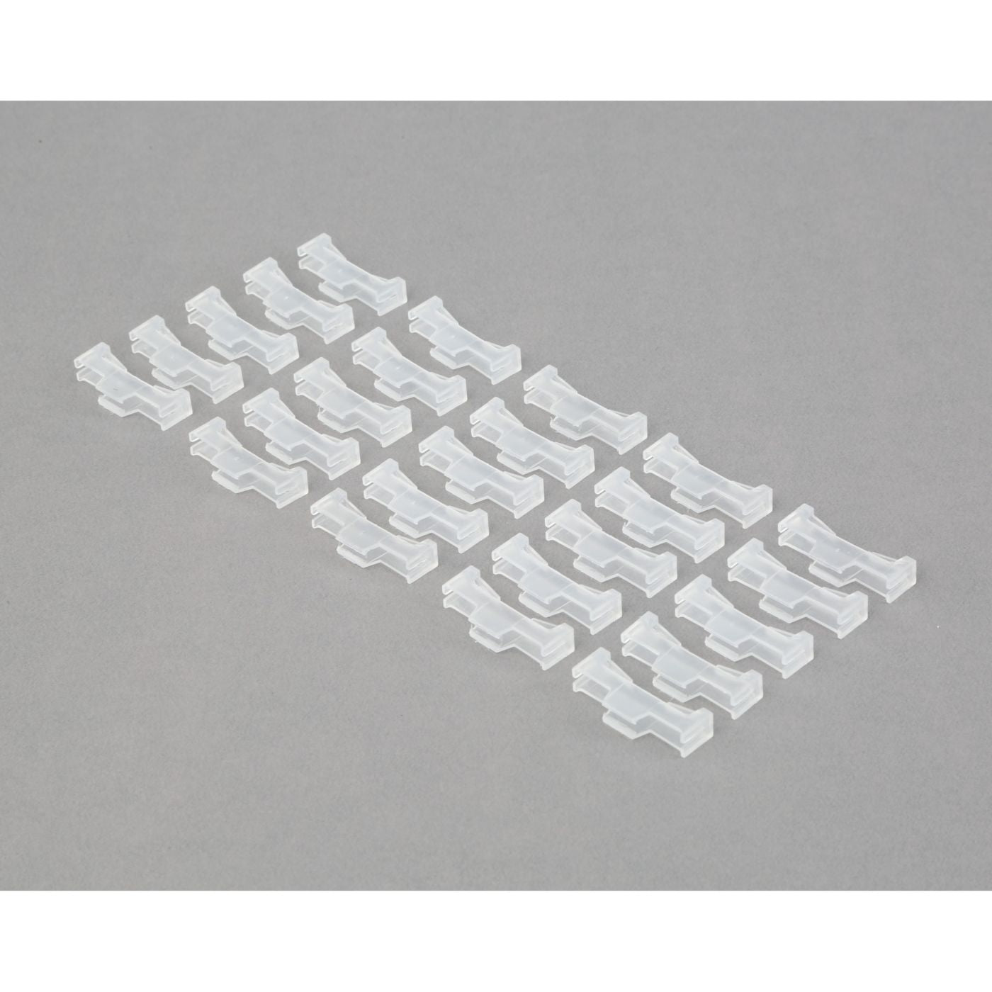 25 Pack Clear Spektrum Servo Connector Clips Servo Locks Y-SPMA3054
